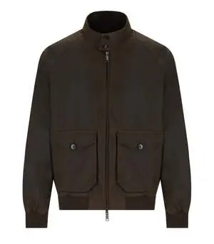 BARACUTA G9 Waxed Bomber Jacket