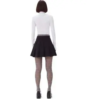 GANNI Pleated Mini Skirt