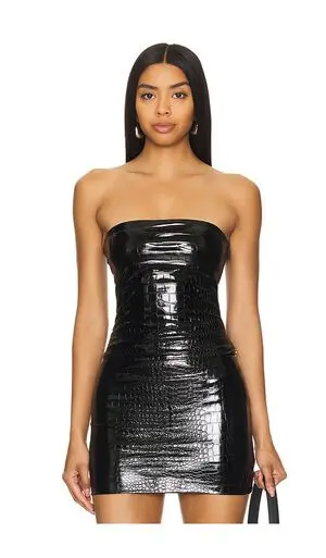 CULTNAKED Killa Bandeau Mini Dress - Black