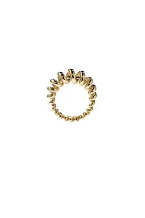 BOOCHIER Jumbo Slinkee Ring In Metallic Gold