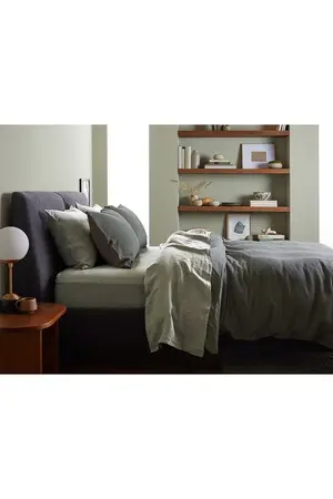 PARACHUTE Linen Fitted Sheet In Green
