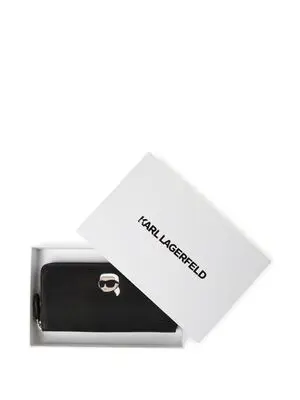 Karl Lagerfeld Ikon Continental Wallet - Black