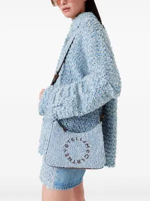 Stella McCartney Tweed Shoulder Bag - Blue