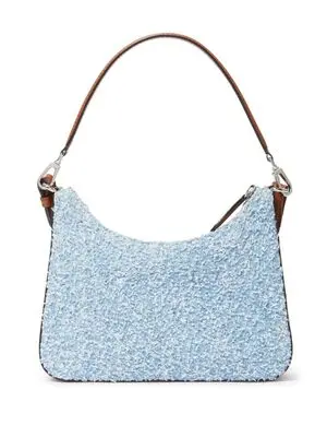 Stella McCartney Tweed Shoulder Bag - Blue