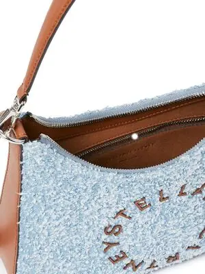 Stella McCartney Tweed Shoulder Bag - Blue