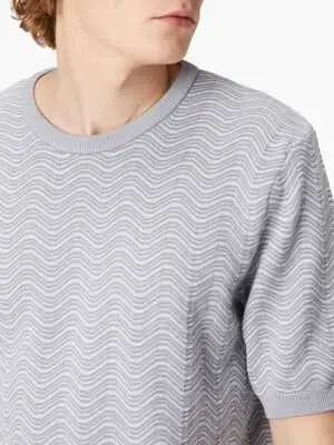 Missoni Wave-pattern Crew-neck T-shirt