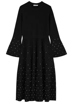 Simkhai Embellished Knit Midi Dress