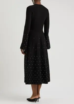 Simkhai Embellished Knit Midi Dress
