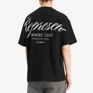 REPRESENT Owners Club Script T-shirt