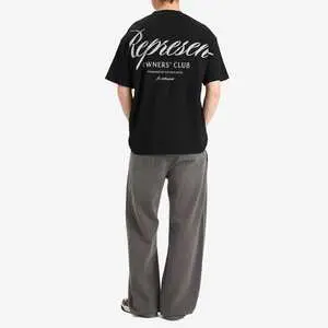 REPRESENT Owners Club Script T-shirt