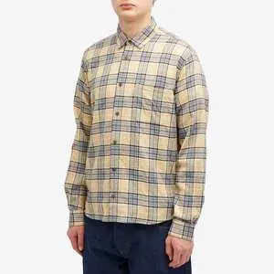 You Must Create Curtis Check Shirt - Beige Multi
