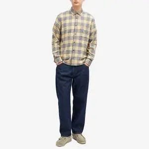 You Must Create Curtis Check Shirt - Beige Multi