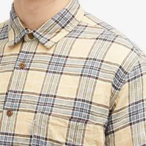 You Must Create Curtis Check Shirt - Beige Multi