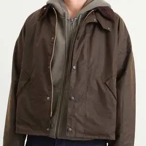 Barbour Os Transport Wax Jacket - Olive