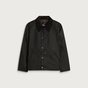 Barbour Os Transport Wax Jacket - Olive