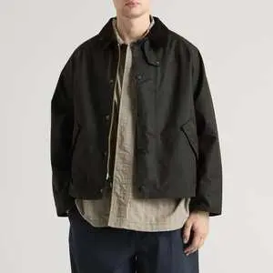Barbour Os Transport Wax Jacket - Olive