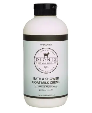 DIONIS GOAT MILK SKINCARE Unscented Goat Milk Bath Shower Creme 14.5 Fl Oz - No Color