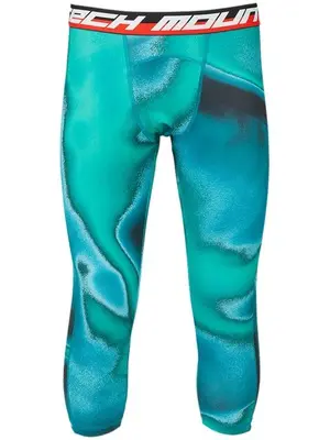 Aztech Mountain Abstract-pattern Leggings