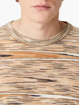 Missoni Slub Crew-neck Jumper - Brown