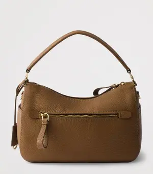 Prada Small Leather Top-handle Bag - Brown