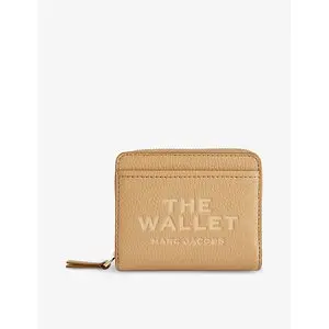Marc Jacobs Mini Compact Leather Wallet - Camel