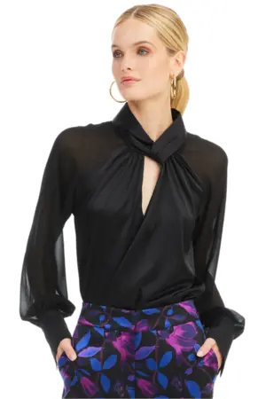 ALLISON NEW YORK Samantha Blouse - Black