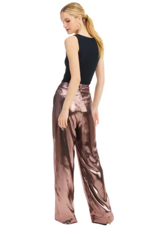 Allison Joan Lamé Pants