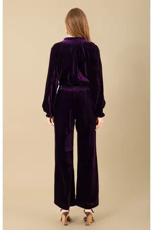 Hale Bob Kinley Velvet Top - Purple