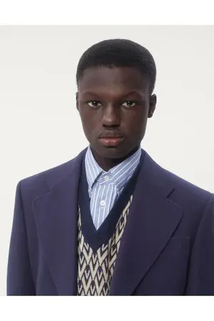 Valentino Garavani Single-breasted Wool Gabardine Jacket