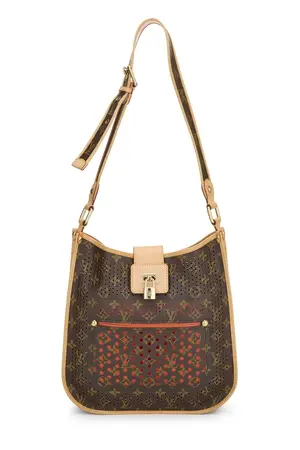 LOUIS VUITTON Monogram Perforated Musette Bag - Brown