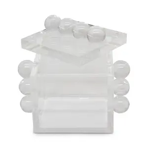 TIZO Lucite Bubble Design Box With Lid