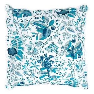 MATOUK Pomegranate Oversized Euro Sham - Prussian Blue