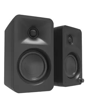 KANTO Ora Powered Reference Desktop Speakers With Bluetooth Pair - Black