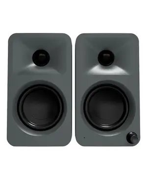 KANTO Ora Powered Reference Desktop Speakers With Bluetooth Pair - Gray