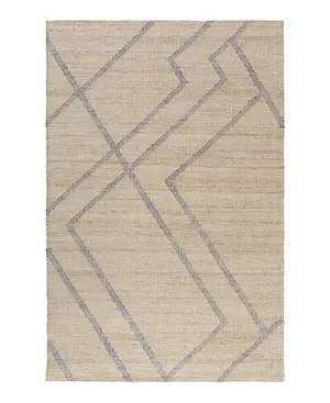 LR HOME Xanda Wil-575 Area Rug, 2' X 3 - Blue/natural