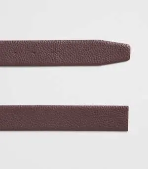 Giorgio Armani Leather Reversible Belt Strap - Red
