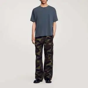 Sandro Faded-effect T-shirt - Grey