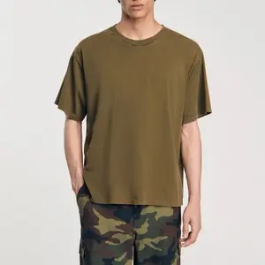 Sandro Faded-effect T-shirt - Olive Green