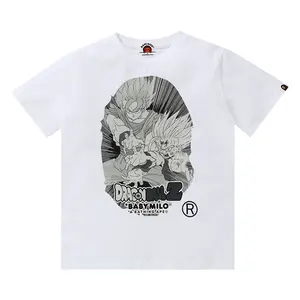 A BATHING APE X Dragon Ball Z Big Ape Head Tee - White
