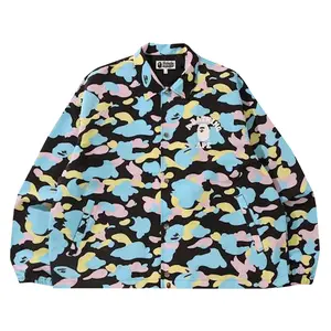 A BATHING APE Multi Camo Relaxed Coach Jacket