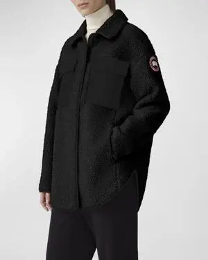 Canada Goose Simcoe Sherpa Shacket - Black
