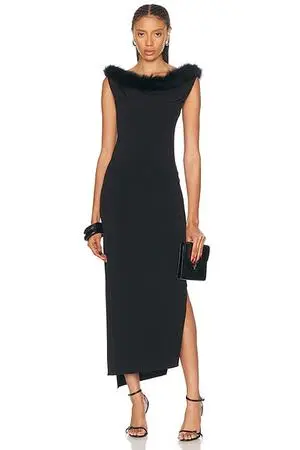 Coperni Boa Jersey Midi Dress