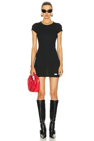 Alexander Wang Short Sleeve Crewneck Dress