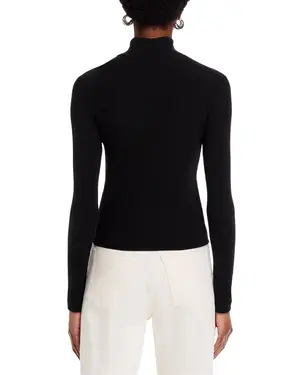 Velvet By Graham & Spencer Long Sleeve Mock Neck Top