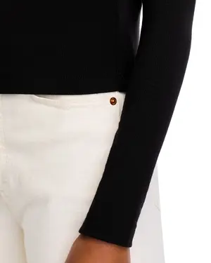 Velvet By Graham & Spencer Long Sleeve Mock Neck Top