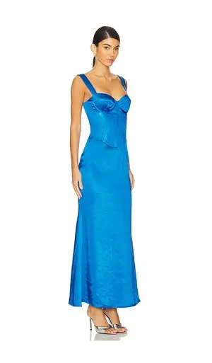 RUNAWAY THE LABEL Oura Maxi Dress - Cobalt