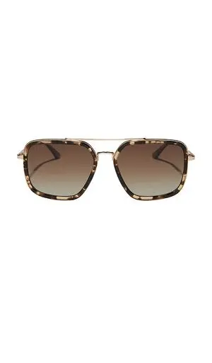 DIFF EYEWEAR Jordan Sunglasses Espresso Tortoise & Brown Gradient