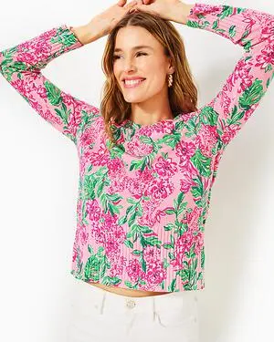 Lilly Pulitzer® Salima Crewneck Sweater Conch Shell Pink Koala La La