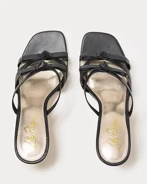 LILLY PULITZER Wanda Slide Sandal - Noir