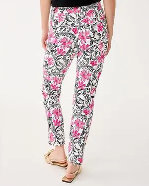 LILLY PULITZER 29' Ana High Rise Pant - Coconut Sunshine Seekers
